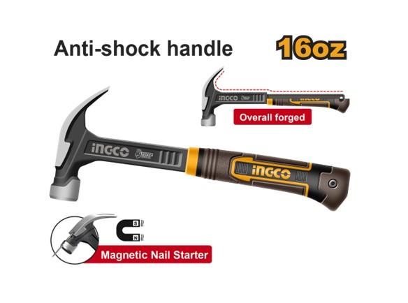 MARTILLO DE GARRA INGCO HCH81016L - 8A
